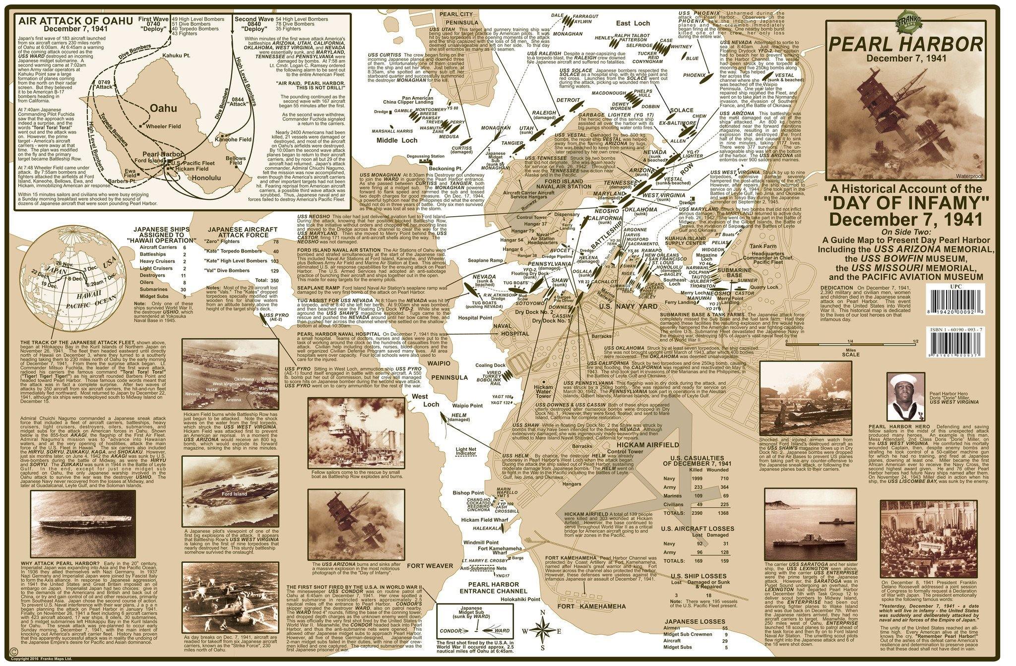 Pearl Harbor Attack Map Timeline pearl-harbor-attack-map-timeline