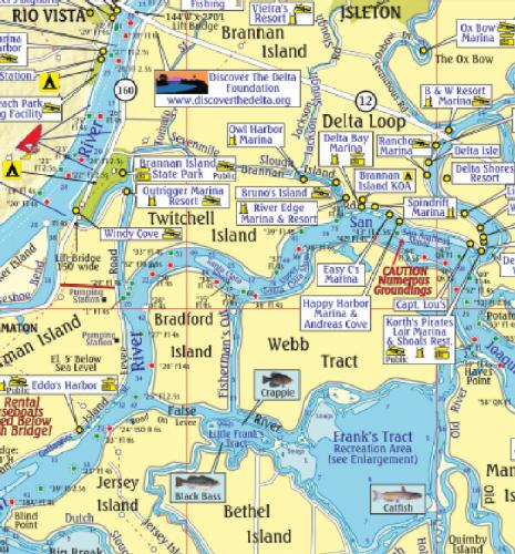 California Delta Adventure Guide Map – Franko Maps