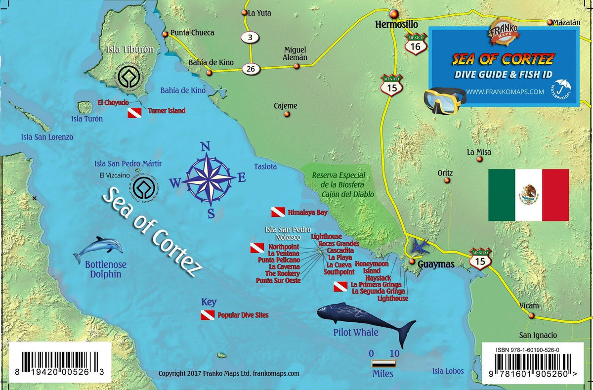 Central Sea of Cortez Fish Card – Franko Maps