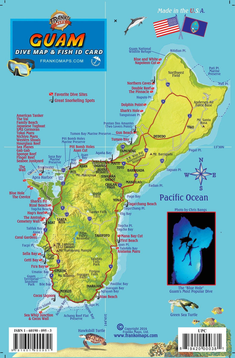 Guam Fish Card – Franko Maps