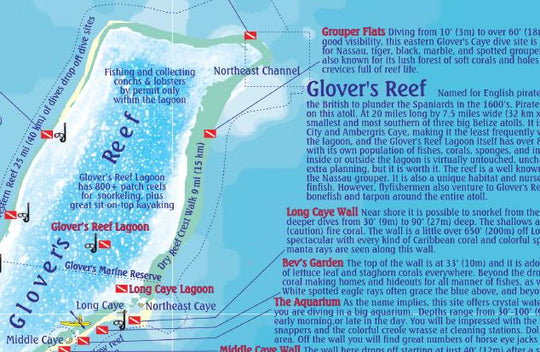 Belize Dive Map – Franko Maps