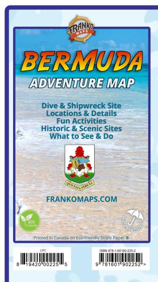 Bermuda Adventure & Dive Map – Franko Maps