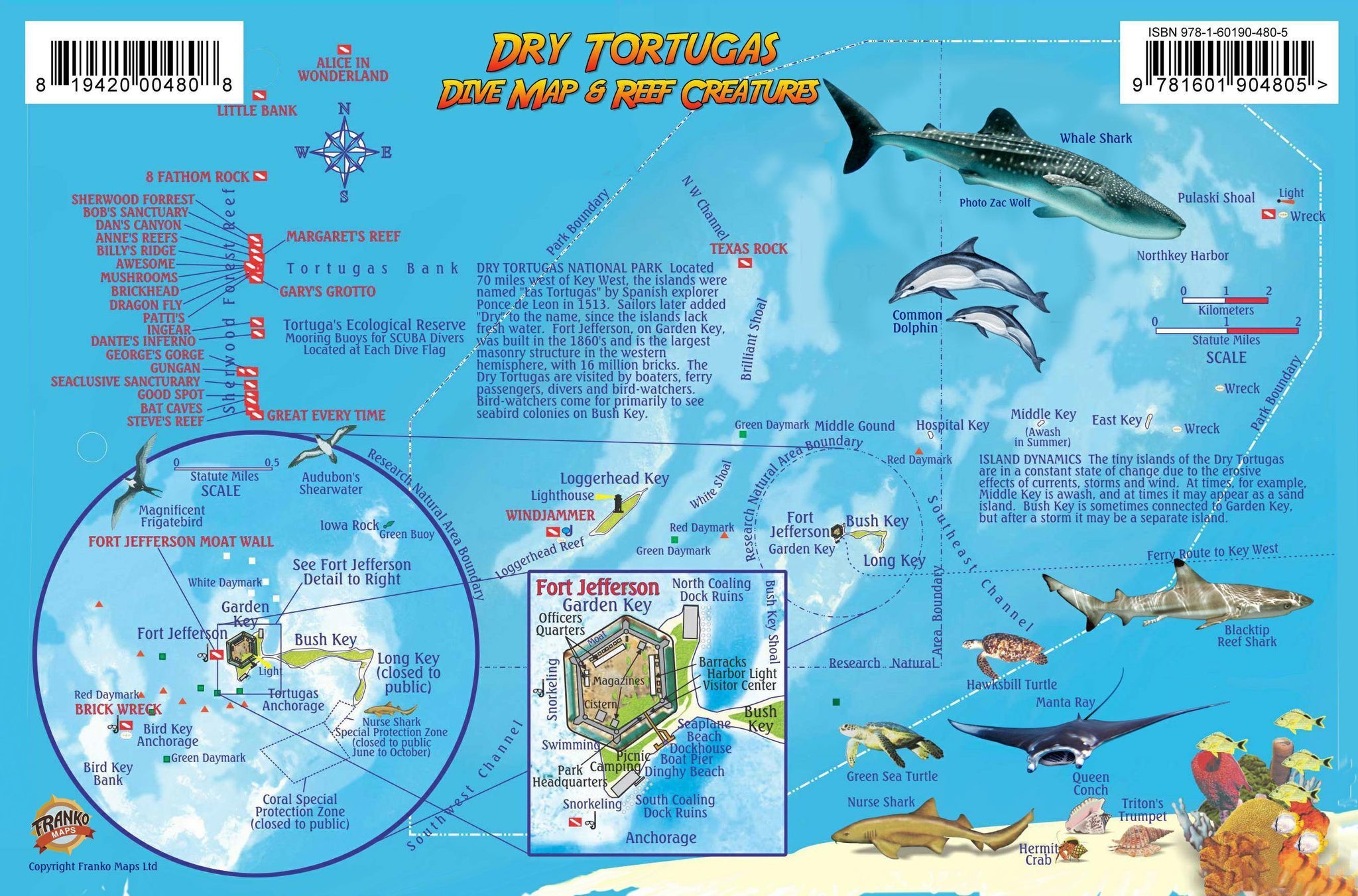 Dry Tortugas Fish Card – Franko Maps