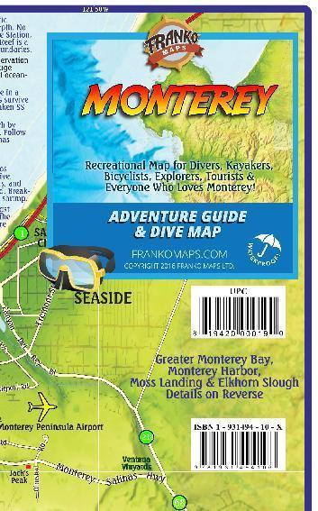 Monterey Adventure Guide & Dive Map – Franko Maps